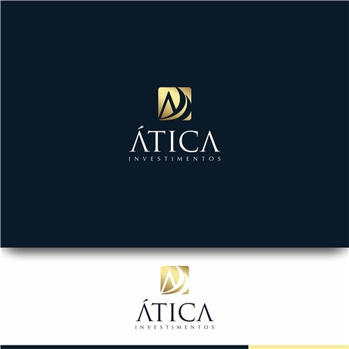 Ática / Ática Investimentos / Ática Invest | Criação de Logo e Pape...