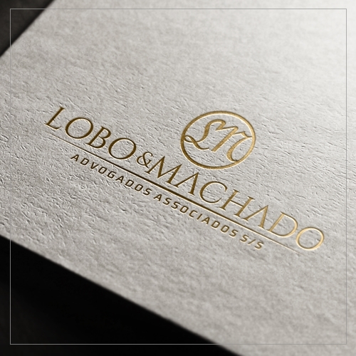 LOBO E MACHADO ADVOGADOS ASSOCIADOS S/S | Criação de Logo Para Advo...