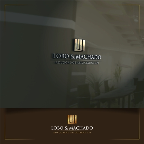 LOBO E MACHADO ADVOGADOS ASSOCIADOS S/S | Criação de Logo Para Advo...