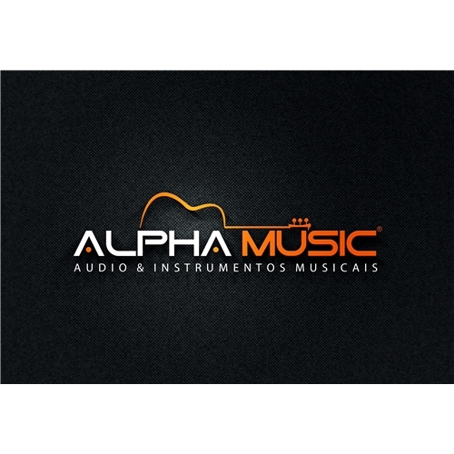 ALPHA MUSIC ( slogan abaixo do nome: Audio & Instrumentos musicais)...
