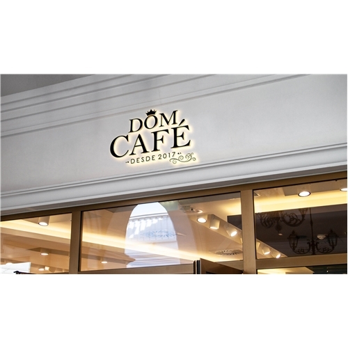 Dom Café | Criação de Logo Para Alimentos & Bebidas