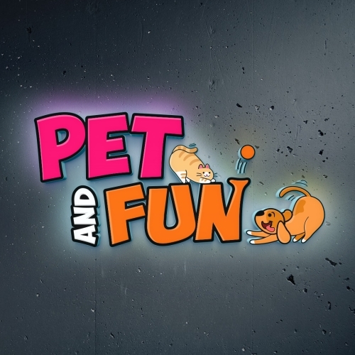 Pet and Fun | Criação de Logo em 3D Para Animais