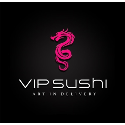 Vip Sushi / Art in Delivery | Criação de Logo Para Alimentos & Bebidas