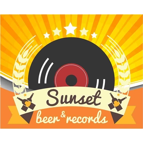 Sunset Beer & Records | Criação de Logo Para Alimentos & Bebidas