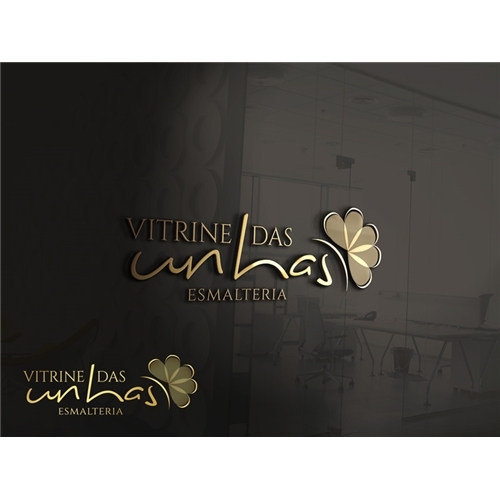 Vitrine das Unhas | Criação de Logo e Papelaria (6 itens) Para Beleza