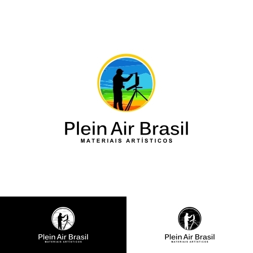 Plein Air Brasil - materiais artísticos | Criação de Logo Para Outros