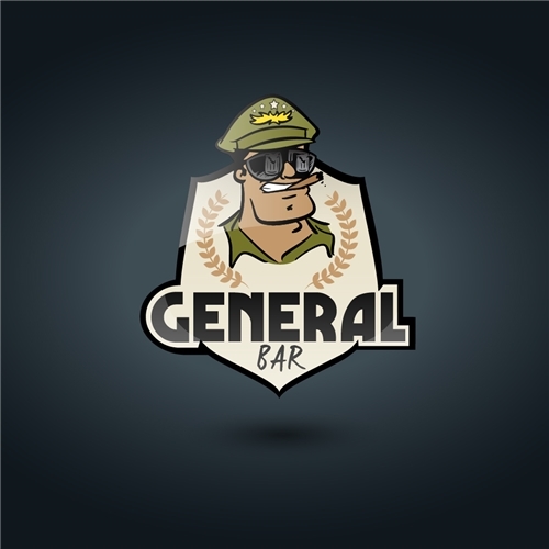 El general | Criação de Logo em 3D Para Alimentos & Bebidas