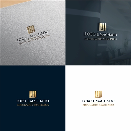 LOBO E MACHADO ADVOGADOS ASSOCIADOS S/S | Criação de Logo Para Advo...