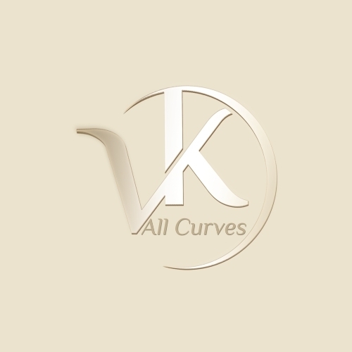 Vk All Curves | Criação de Logo e Papelaria (6 itens) Para Roupas,
