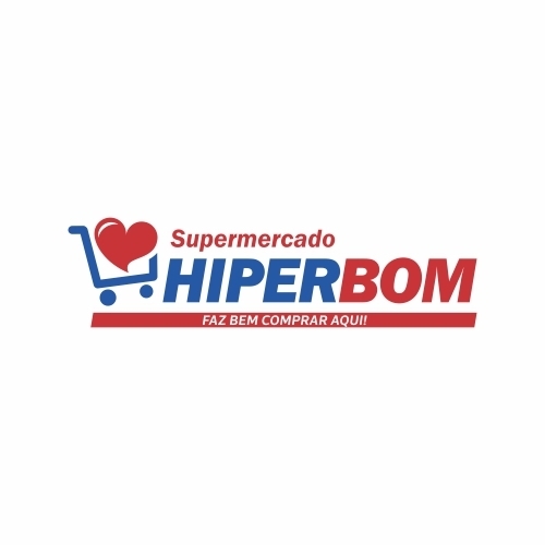 Supermercado HiperBom | Criação de Logo Para Alimentos & Bebidas