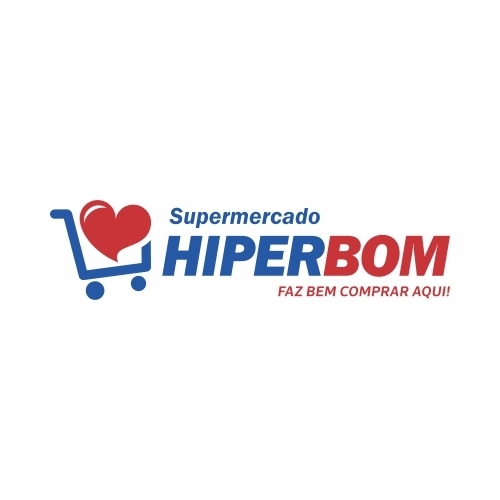 Supermercado HiperBom | Criação de Logo Para Alimentos & Bebidas