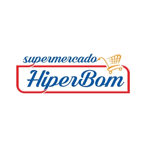 Supermercado HiperBom | Criação de Logo Para Alimentos & Bebidas