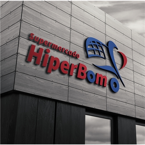 Supermercado HiperBom | Criação de Logo Para Alimentos & Bebidas
