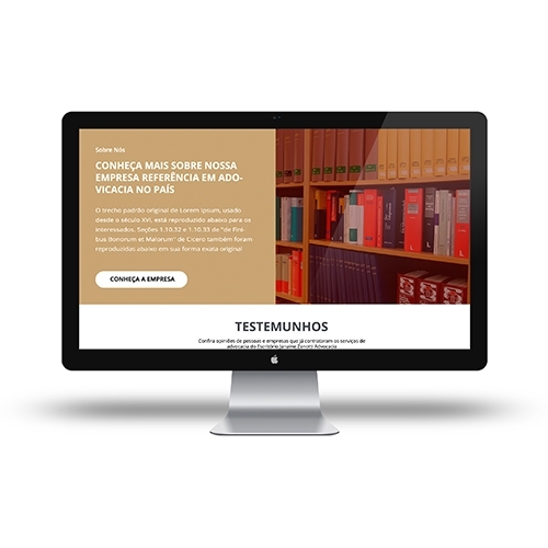 JANAINE ZANOTTI ADVOCACIA | Criação de Layout Web-Design Para Advoc...