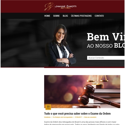 Tenha um Template para Blog