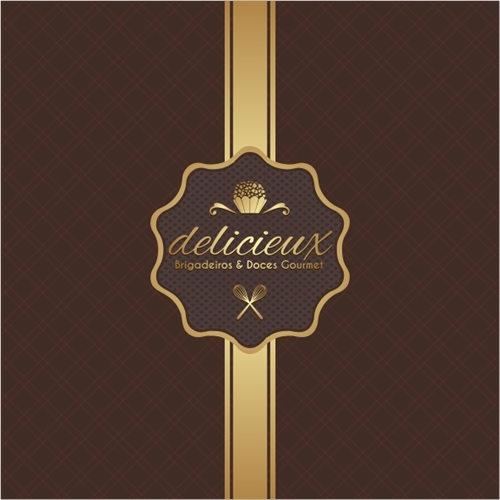 Delicieux - Brigadeiros e Doces Gourmet | Criação de Logo Para Alim...