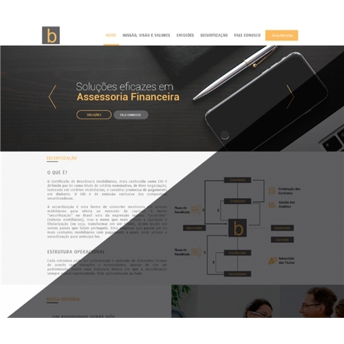 Bold Finance | Criação de Layout Web-Design Para Contabilidade & Fi...