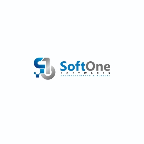 SoftOne | Criação de Logo Para Computador & Internet
