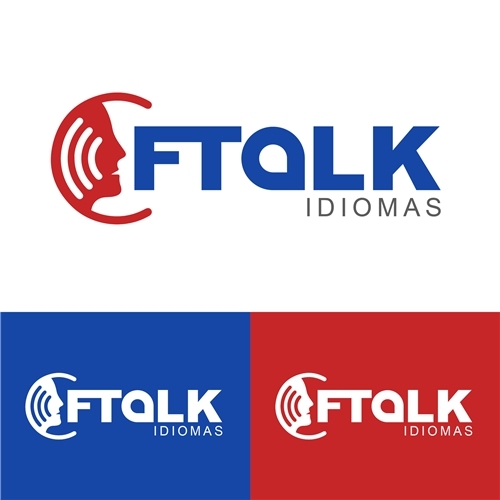 Ftalk Idiomas -inglês fluente | Criação de Logo Para Educação & Cursos