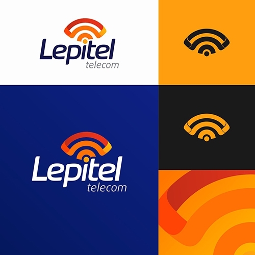 LEPITEL TELECOM | Criação de Logo Para Tecnologia & Ciencias