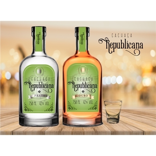 Cachaça Republicana | Criação de Logo e Rótulo Para Alimentos & Beb...