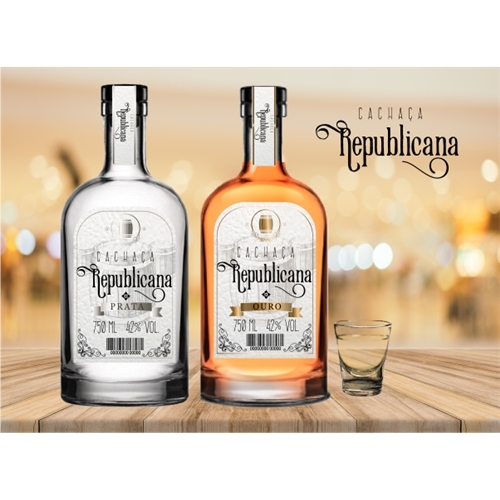 Cachaça Republicana | Criação de Logo e Rótulo Para Alimentos & Beb...