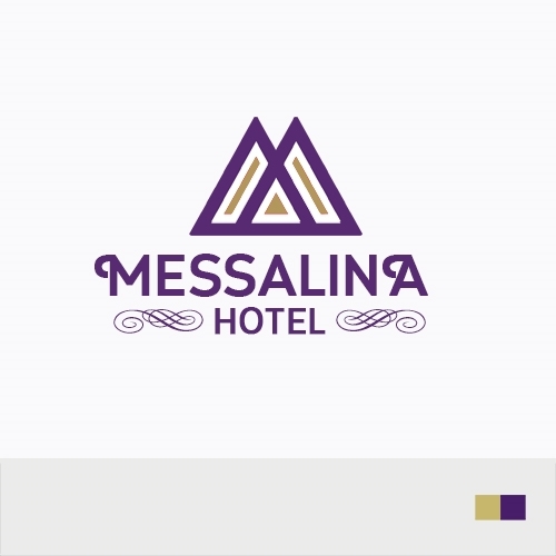 Messalina Hotel | Criação de Logo Para Viagens & Lazer