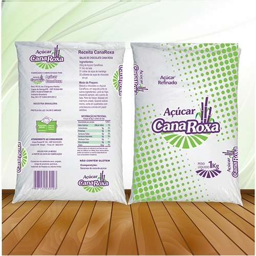 Açúcar Cana Roxa | Criação de Embalagem (unidade) Para Alimentos