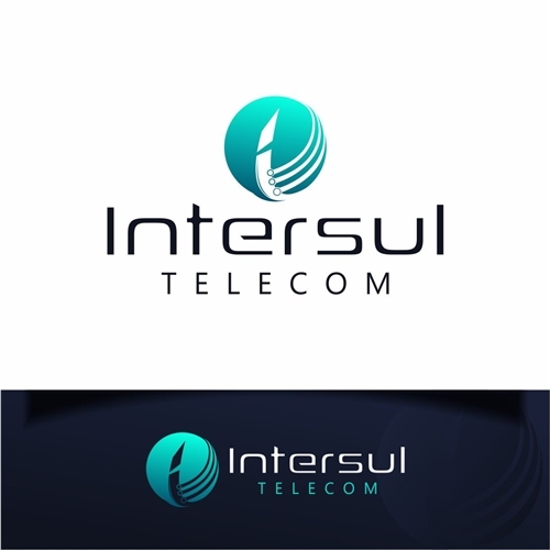 Intersul Telecom | Criação de Logo Para Computador & Internet