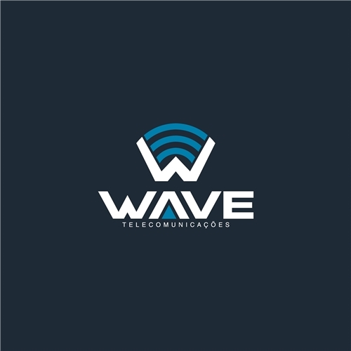 WAVE TELECOMUNICAÇÕES | Criação de Logo Para Computador & Internet
