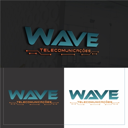 WAVE TELECOMUNICAÇÕES | Criação de Logo Para Computador & Internet