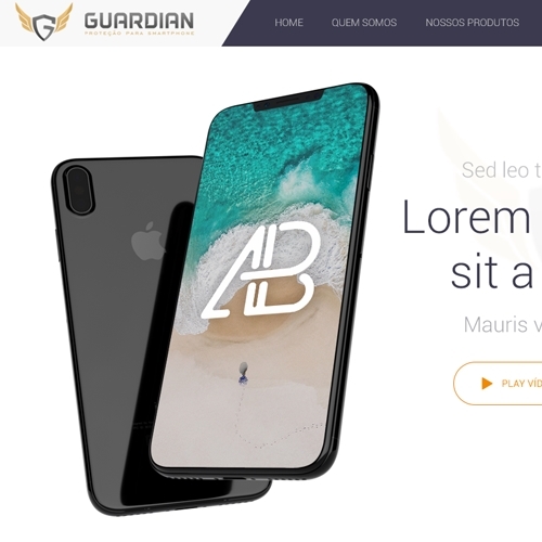 Guardian | Criação de Layout Web-Design Para Tecnologia & Ciencias