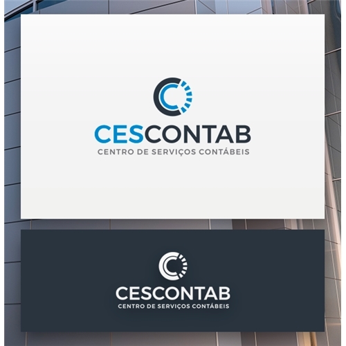 Cescontab Centro de Serviços Contábeis | Criação de Logo Para Conta...