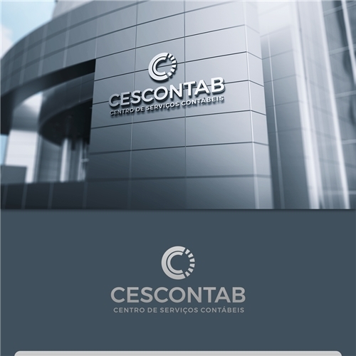 Cescontab Centro de Serviços Contábeis | Criação de Logo Para Conta...