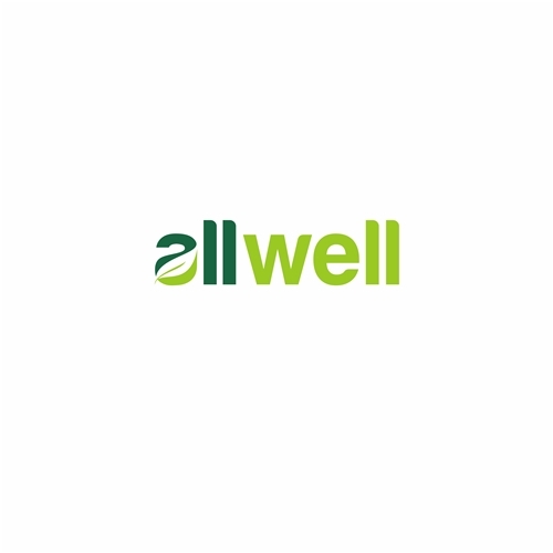 ALLWELL | Criação de Logo Para Saúde & Nutrição