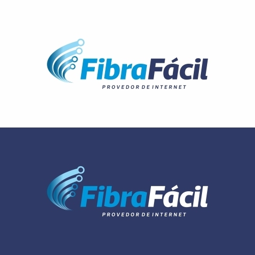 Fibra Fácil | Criação de Logo Para Computador & Internet