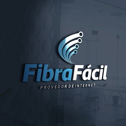 Fibra Fácil | Criação de Logo Para Computador & Internet