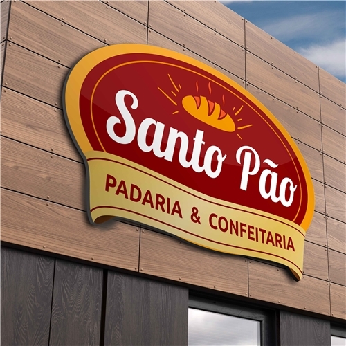 Santo Pão | Criação de Logo Para Alimentos & Bebidas
