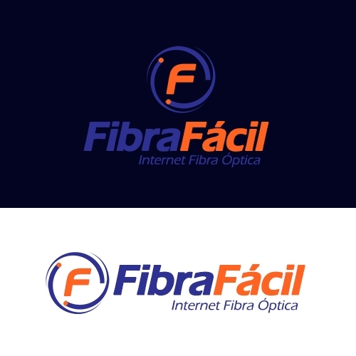 Fibra Fácil | Criação de Logo Para Computador & Internet