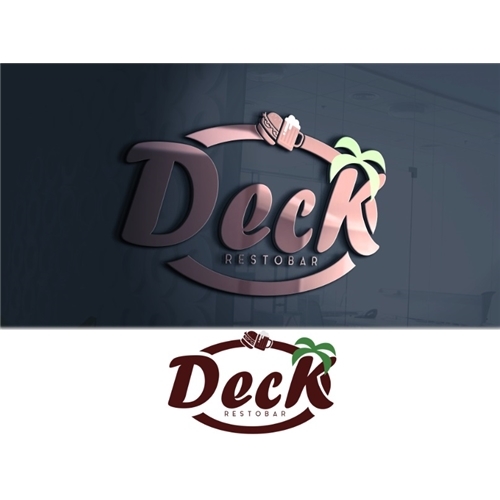 Deck RestoBar | Criação de Logo Para Alimentos & Bebidas