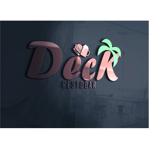 Deck RestoBar | Criação de Logo Para Alimentos & Bebidas