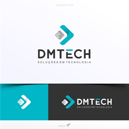 DMTECH - Soluções em Tecnologia | Criação de Logo Para Tecnologia