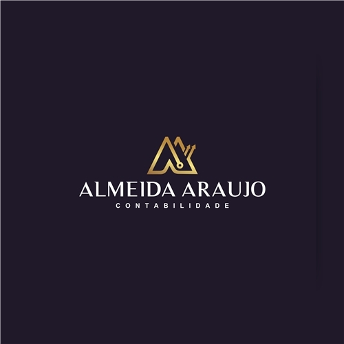 Almeida Araujo Contabilidade | Criação de Logo Para Contabilidade