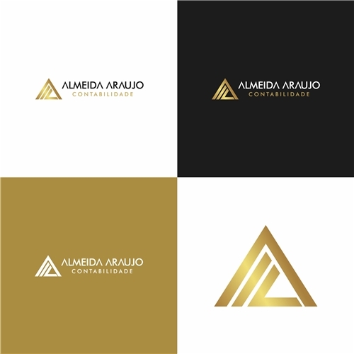 Almeida Araujo Contabilidade | Criação de Logo Para Contabilidade