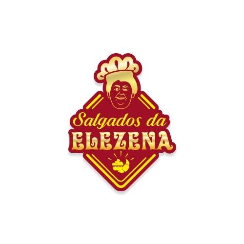 SALGADOS DA ELEZENA | Criação de Logo Para Alimentos & Bebidas