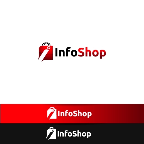 InfoShop (infoshop.com.br) | Criação de Logo e Cartao de Visita Par...