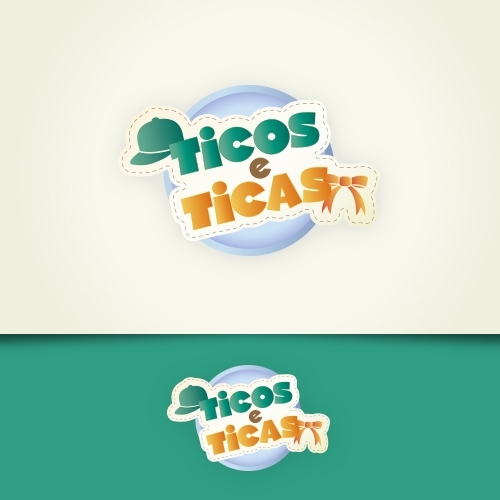 Ticos e Ticas | Criação de Logo Para Crianças & Infantil
