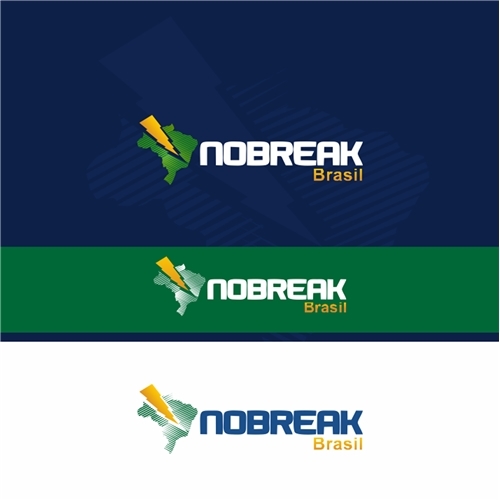 Nobreak Brasil | Criação de Logo Para Metal & Energia
