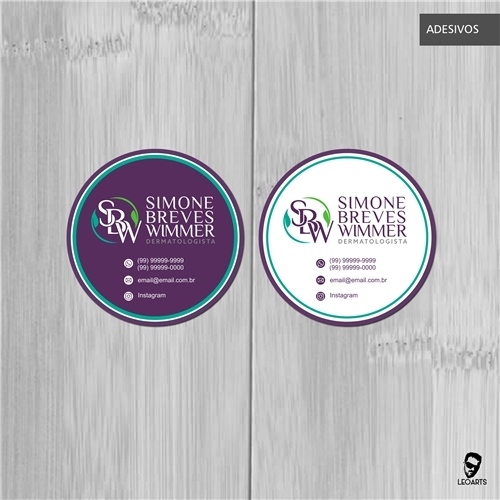 Dra. Simone Breves Wimmer | Criação de Papelaria (6 itens) Para Beleza