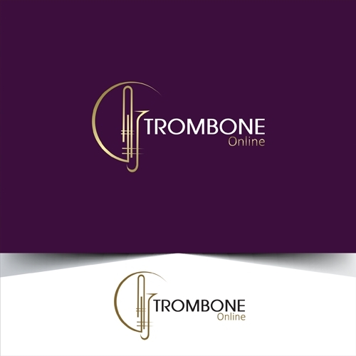 Trombone Online | Criação de Logo Para Música
